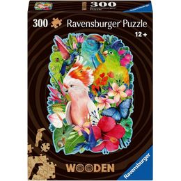 Ravensburger Puzzle Exotische Vögel, 300 Puzzleteile, Made in Europe, FSC® - schützt Wald - weltweit, bunt