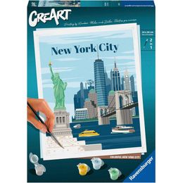 Ravensburger Malen nach Zahlen CreArt, Colorful New York City, Made in Europe, FSC® - schützt Wald - weltweit, bunt