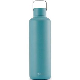 Equa Isolierflasche Timeless Wave 600 ml, Edelstahl, doppelwandig, blau