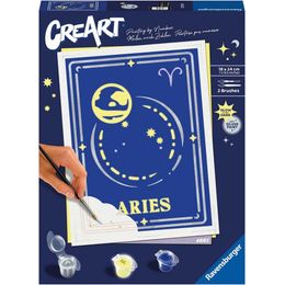 Ravensburger Malen nach Zahlen Sternzeichen (Zodiac Sign) Widder, Made in Europe, FSC® - schützt Wald - weltweit, bunt