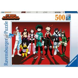 Ravensburger Puzzle My Hero Academia, 500 Puzzleteile, Made in Germany, FSC® - schützt Wald - weltweit, bunt