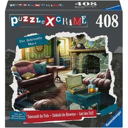 Ravensburger Puzzle Puzzle X Crime: Der geschenkte Mord, 408 Puzzleteile, Made in Europe, FSC® - schützt Wald - weltweit, bunt