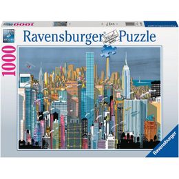 Ravensburger Puzzle I am New York, 1000 Puzzleteile, Made in Germany, FSC® - schützt Wald - weltweit, bunt