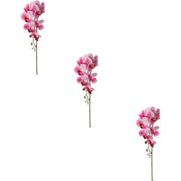 Kunstblume Orchidee Phalaenopsis Orchidee Phalaenopsis, Creativ green, Höhe 86 cm, rosa