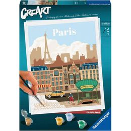 Ravensburger Malen nach Zahlen CreArt, Colorful Paris, Made in Europe, FSC® - schützt Wald - weltweit, bunt