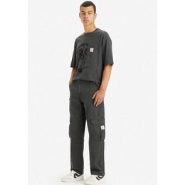 Levi's Levi's® Cargohose STAY LOOSE CARGO PANT BLACKS, schwarz