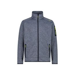 CMP Strickfleecejacke Schnell trocknend & Atmungsaktiv & Wärmend, blau