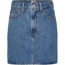 Tommy Jeans Curve Jeansrock CRV MOM UH SKIRT BH0034 Webrock Große Größen, blau