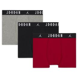 Jordan Dri-FIT Flight Essentials Boxershorts für ältere Kinder (3er-Pack) - Rot