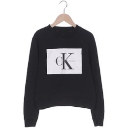 Calvin Klein Jeans Damen Sweatshirt, schwarz