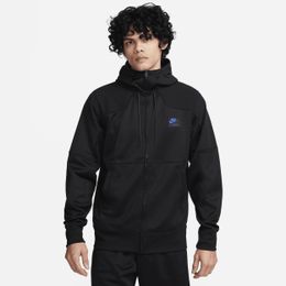 Nike Air Max Herren-Hoodie mit durchgehendem Reißverschluss - Schwarz