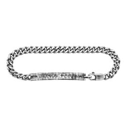 CAI Armband CAÏ "925/- Sterling Silber oxidiert Pfeil 19cm" Armbänder Gr. 19cm, Silber 925 (Sterlingsilber), weiß Herren Armbänder