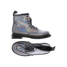 Dr. Martens Damen Stiefelette, silber, Gr. 36