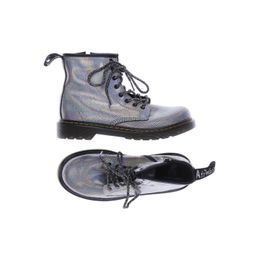 Dr. Martens Damen Stiefelette, silber, Gr. 36