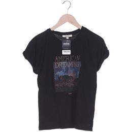 Garcia Damen T-Shirt, schwarz