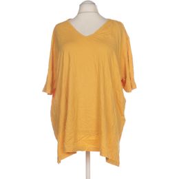 Ulla Popken Damen T-Shirt, gelb, Gr. 58