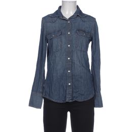 Calvin Klein Jeans Damen Bluse, blau, Gr. 34