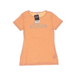 s.Oliver Damen T-Shirt, orange, Gr. 158