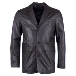 Lederjacke JCC "Armando 2", Herren, Gr. 48, braun, Obermaterial: 100% Leder; Lining: 100% Polyester, Jacken