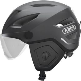 Fahrradhelm Abus "PEDELEC 2.0 ACE" Helme Gr. M Kopfumfang: 52 cm - 57 cm, grau (dunkelgrau) Fahrradhelme für Erwachsene