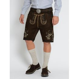 Trachtenhose JCC "31023200" Gr. 60, Normalgrößen, braun (dark brown) Herren Hosen Trachtenhosen