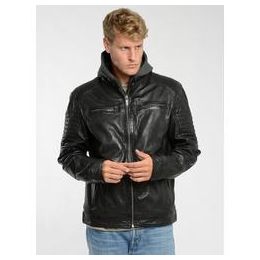 Lederjacke JCC "3102237" Gr. 46, schwarz Herren Jacken