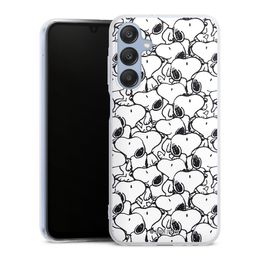 DeinDesign Galaxy A25 5G Handy Silikon H&uuml;lle Case transparent Handyh&uuml;lle Peanuts Snoopy Muster Silikon Case