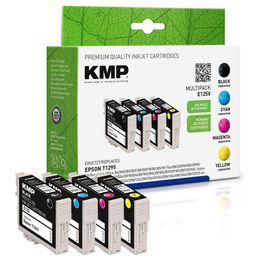 KMP 1 Tinten-Set E125V ERSETZT 1295 BK/C/M/Y Tintenpatrone (4 Farben)