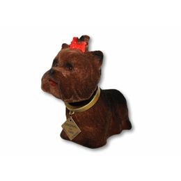 Rakso Oskar Schneider GmbH Dekofigur Wackel Figur Hund Yorkshire Terrier Wackelfigur H 12