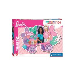 Clementoni Jigsaw Puzzle Super Color - Barbie Roller Skate 104pcs. Boden