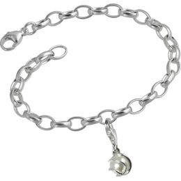 SilberDream Charm-Einhänger Set SilberDream 925 Charms Perle Silber Armband (Charmssets