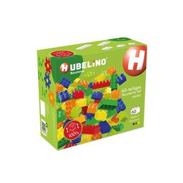 Hubelino Konstruktions-Spielset 400383 bunte Bausteine Box (60-teilig)
