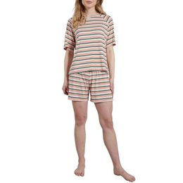 Tom Tailor Shorty Tom Tailor Damen Shorty rot quergestreift (1 tlg)