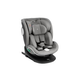 Kikkaboo Kindersitz i-Drive i-Size (40-150cm) Isofix Top Tether, Kopfst&uuml;tze, SPS hellgrau