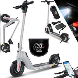 Kesser&reg; E-Scooter mit Stra&szlig;enzulassung 40km Reichweite Faltbarer Elektro 36V / 10 Ah Batterie Roller Belastung bis 120kg 450W Motor 10" Reifen LCD-Display und universelle Smartphonehalterung