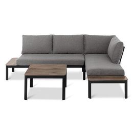 Tchibo Flexible Lounge-Ecke mit Duraboard®-Tischplatten - Schwarz