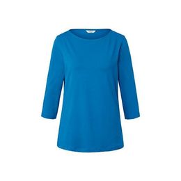 Tchibo Shirt mit 3/4-Arm - Blau - Gr.: S