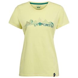 La Sportiva - Women's Peaks - T-Shirt Gr M gelb