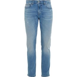 Tommy Jeans Jeanshose "Austin", Five-Pocket, Taschennieten, für Herren, blau, 36/32