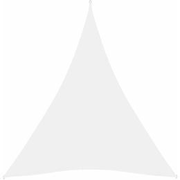 Bonnevie - Sonnensegel,Sonnenschutzsegel Oxford-Gewebe Dreieckig 5x6x6 m Weiß vidaXL
