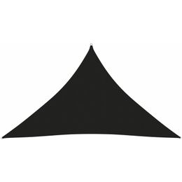 Sonnensegel,Sonnenschutzsegel Oxford-Gewebe Dreieckig 3x3x4,24 m Schwarz vidaXL