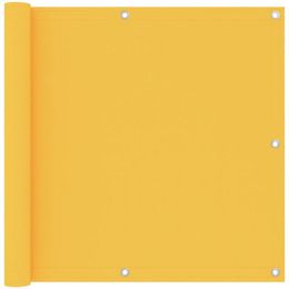 Bonnevie - Balkon-Sichtschutz,Balkonverkleidung Gelb 90x600 cm Oxford-Gewebe vidaXL