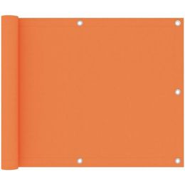 Balkon-Sichtschutz,Balkonverkleidung Orange 75x500 cm Oxford-Gewebe vidaXL
