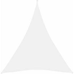 Bonnevie - Sonnensegel,Sonnenschutzsegel Oxford-Gewebe Dreieckig 4x5x5 m Weiß vidaXL
