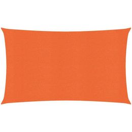 Sonnensegel,Sonnenschutzsegel 160 g/m² Orange 2x5 m hdpe vidaXL