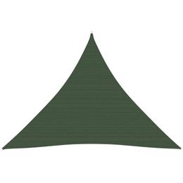 Bonnevie - Sonnensegel,Sonnenschutzsegel 160 g/m² Dunkelgrün 3,6x3,6x3,6 m hdpe vidaXL