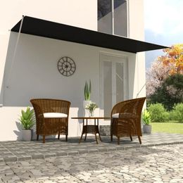 Bonnevie - Einziehbare Markise Sonnenmarkise 400×150 cm Anthrazit vidaXL