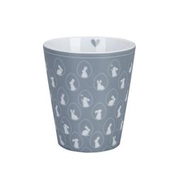 Krasilnikoff Happy Mug Bunnies grau, 330 ml