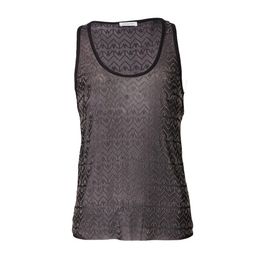 Patrizia Pepe Bluse Damen Gr&ouml;&szlig;e XS/S schwarz / silber