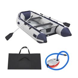 ArtSport Schlauchboot 3,20m mit 2 Sitzbänke, Aluboden, Paddel, Pumpe, Tasche & Reparaturset